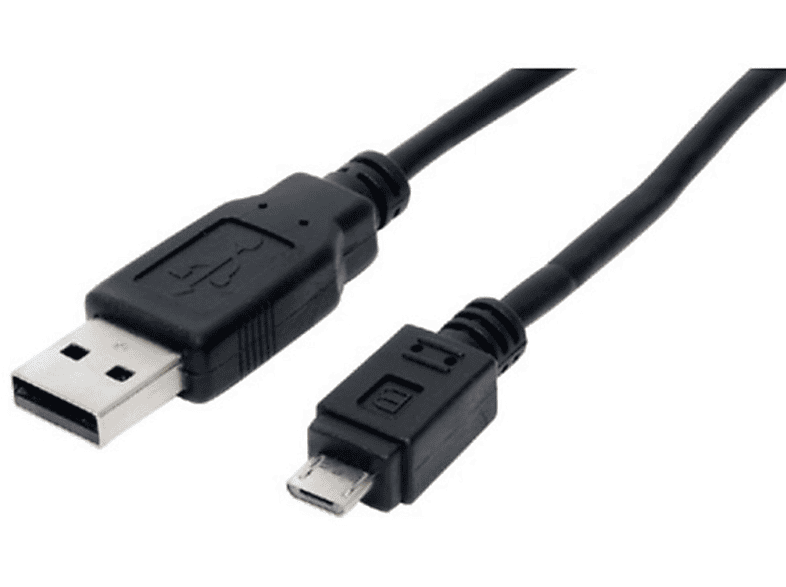 S/CONN USB-Micro Kabel USB-A-St./USB-B MICRO St. 2.0 5m USB Kabel ...