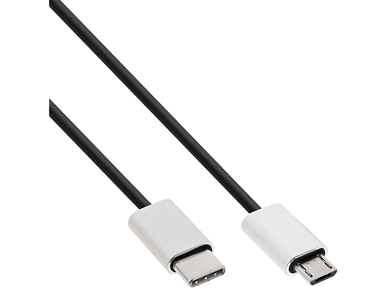 Cable USB | INLINE 35846, USB 2.0, USB-C, microUSB, Negro | MediaMarkt