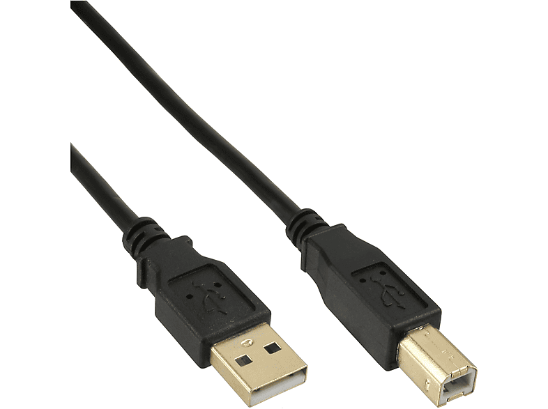 Cable USB | INLINE 34505S, USB 2.0, USB-A, USB-B, Negro | MediaMarkt