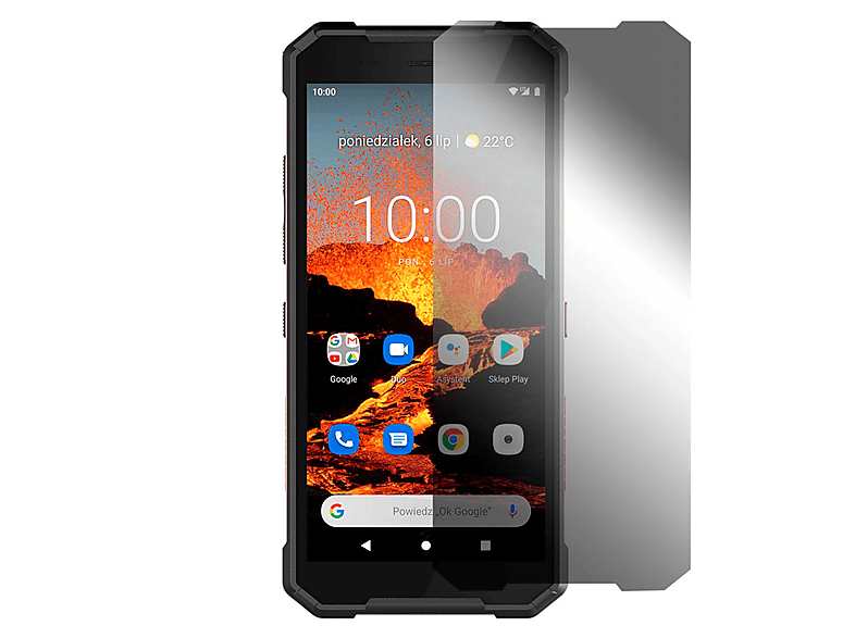 Protector pantalla móvil | Hammer Explorer Plus Protector cristal ...