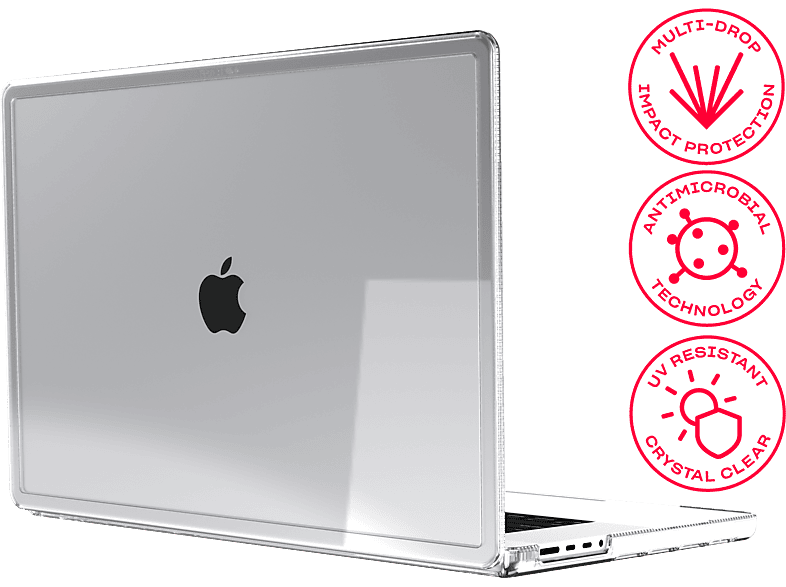 TECH21 Evo Clear MacBook case | MediaMarkt