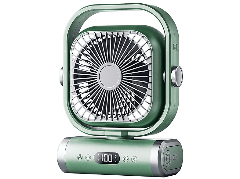 FLYSTAR Camping Outdoor Ventilator mit 20000mAh Akku, LED-Beleuchtung ...