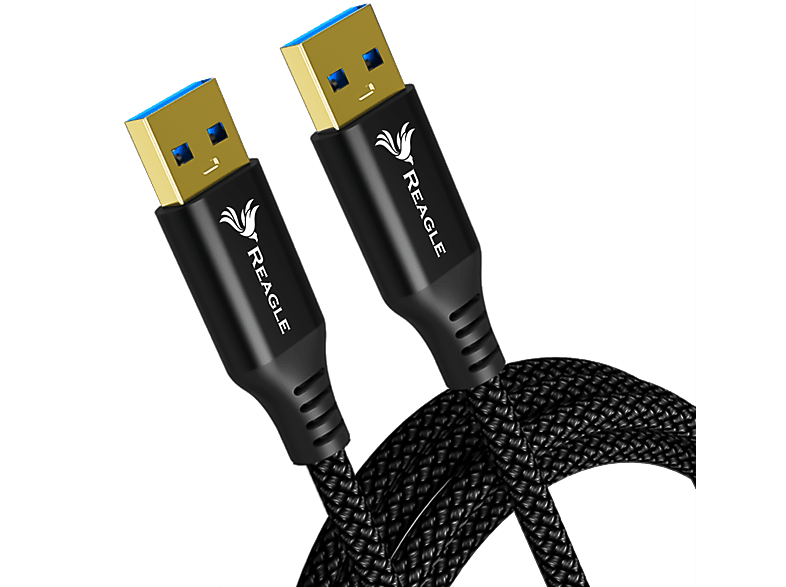 Cable USB | REAGLE USB-A a USB A 3.2 Gen 1 5 Gb/s 2M, USB 3.2, USB-B ...