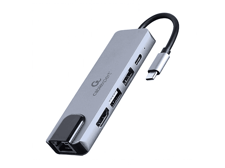 GEMBIRD RIV011, USB Hub, Silber | MediaMarkt