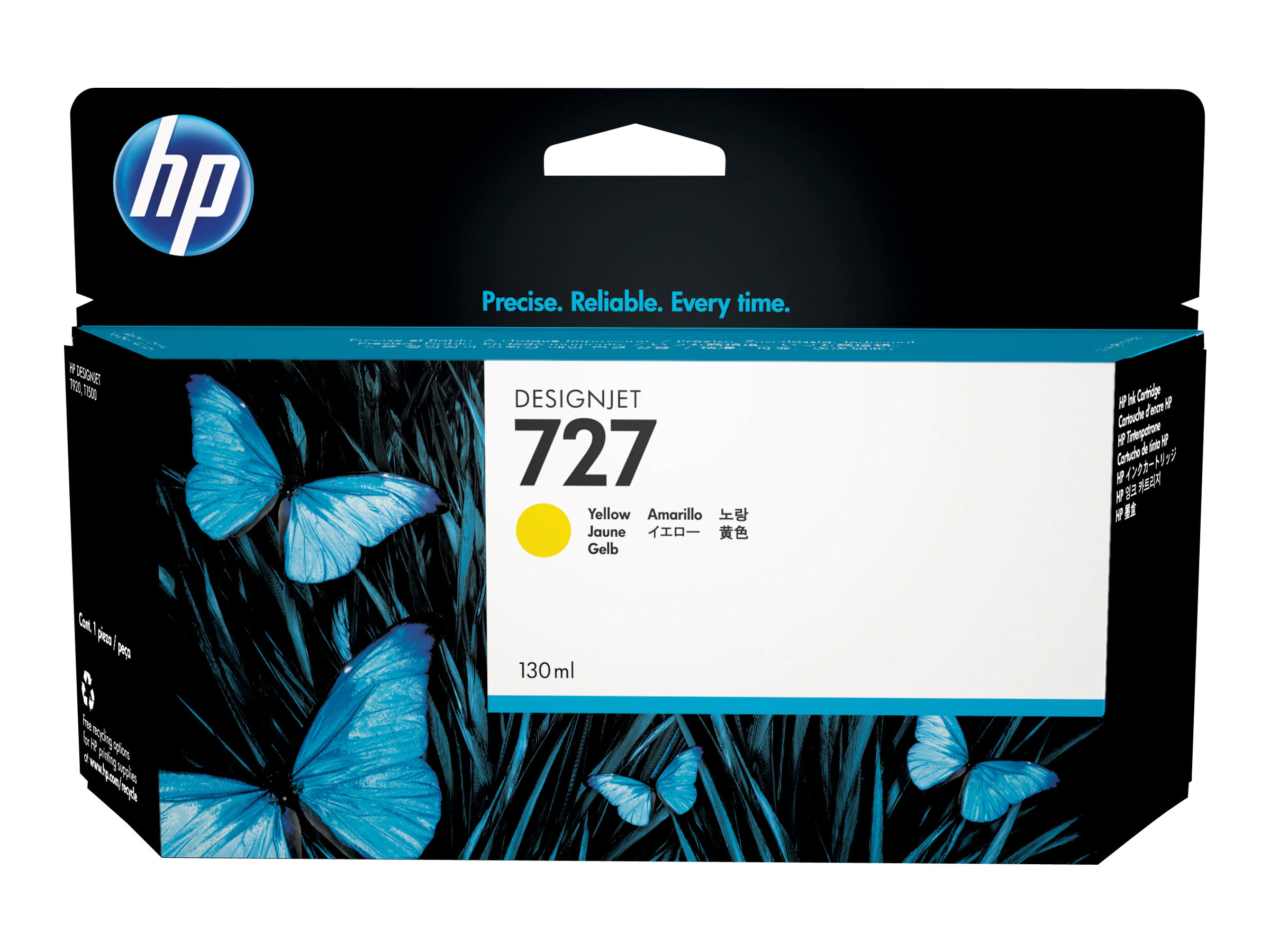 HP HP Tintenpatrone 727 yellow B3P21A DesignJet T920/T1500 130ml Ink ...