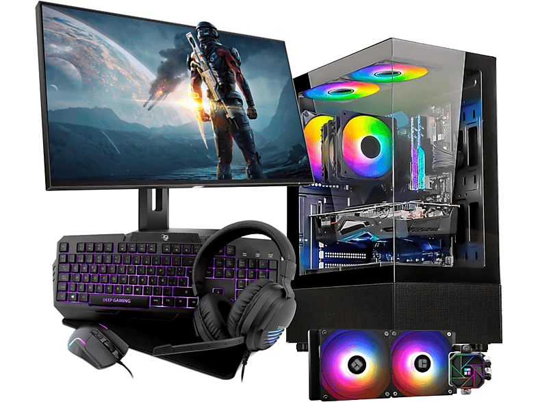 Pack PC Gaming - i5 14600KF PC RACING, negro | MediaMarkt