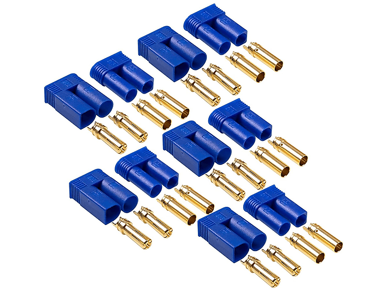 YUNIQUE GREEN-CLEAN-POWER EC5 Stecker-Buchsen Stecker, Blau | MediaMarkt