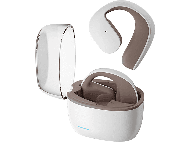 KINSI guaer, Open-ear Kopfhörer Bluetooth Weiß | MediaMarkt