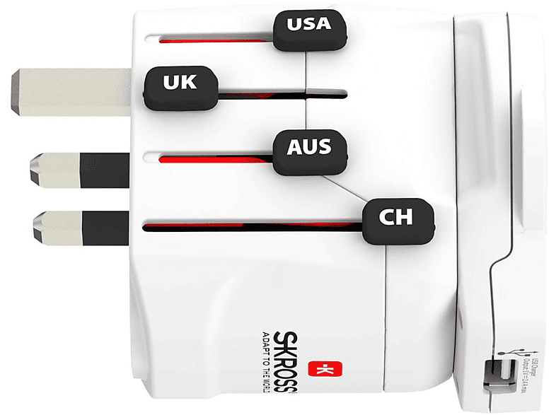 SKROSS 1302539 WORLD ADAPTER PRO WORLD USB Adapter | MediaMarkt