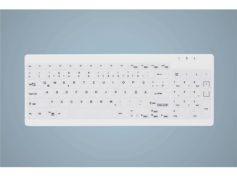 CHERRY CHERRY ACTIVE KEY MTA AK-C7012 Corded DE-Layout IP68 weiß ...