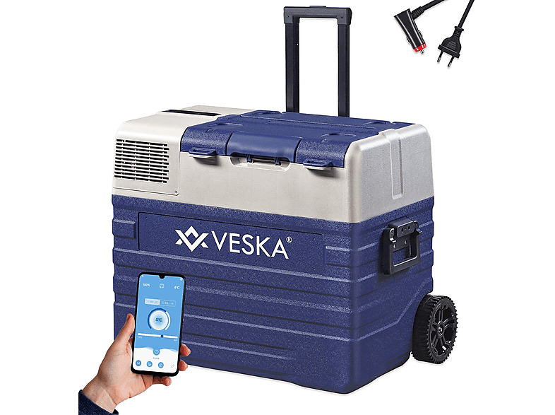 VESKA Kompressor Kühlbox (blau) | SATURN