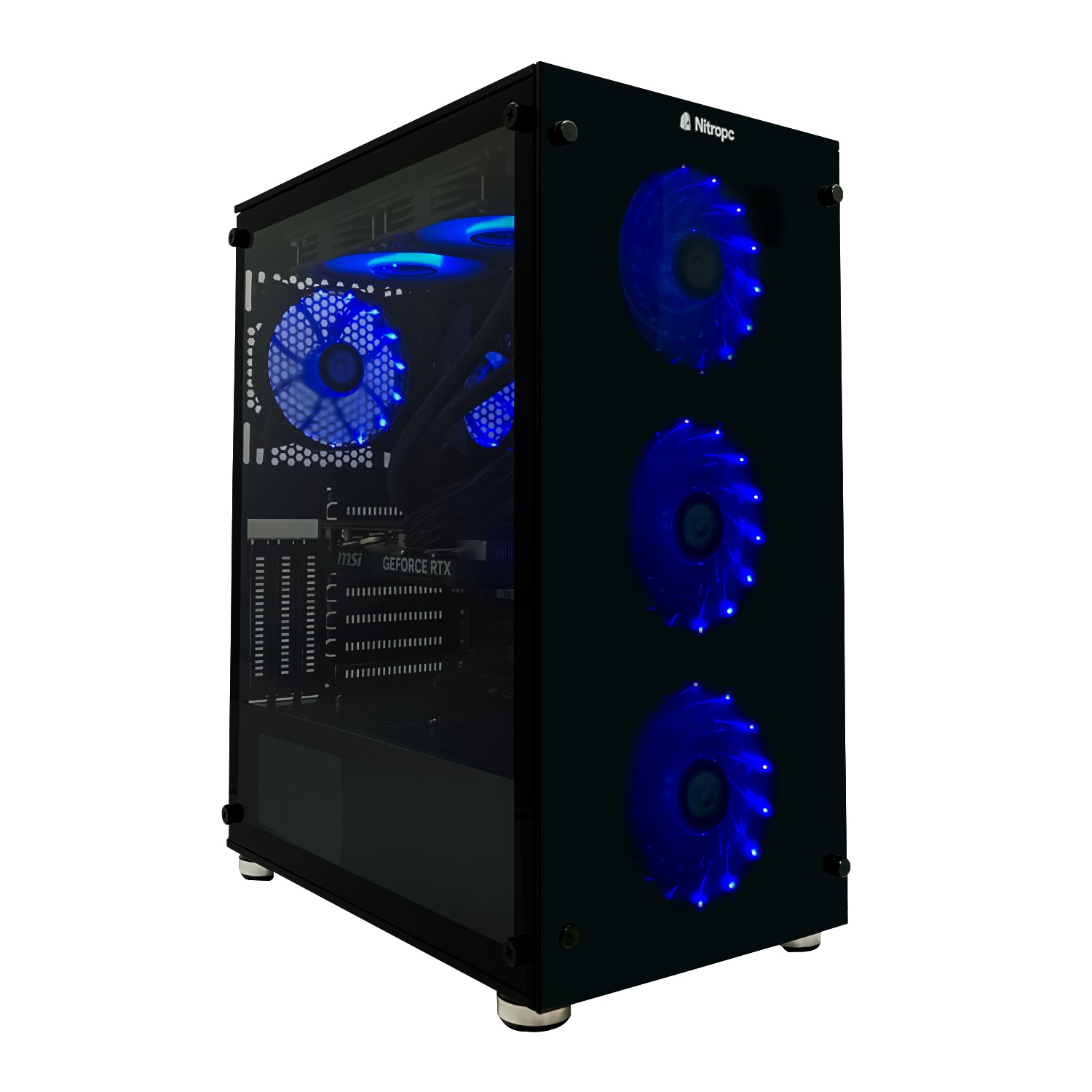 NITROPC Extreme Bronze, PC Gaming mit AMD Ryzen™ 7 5700X Prozessor, 32 ...