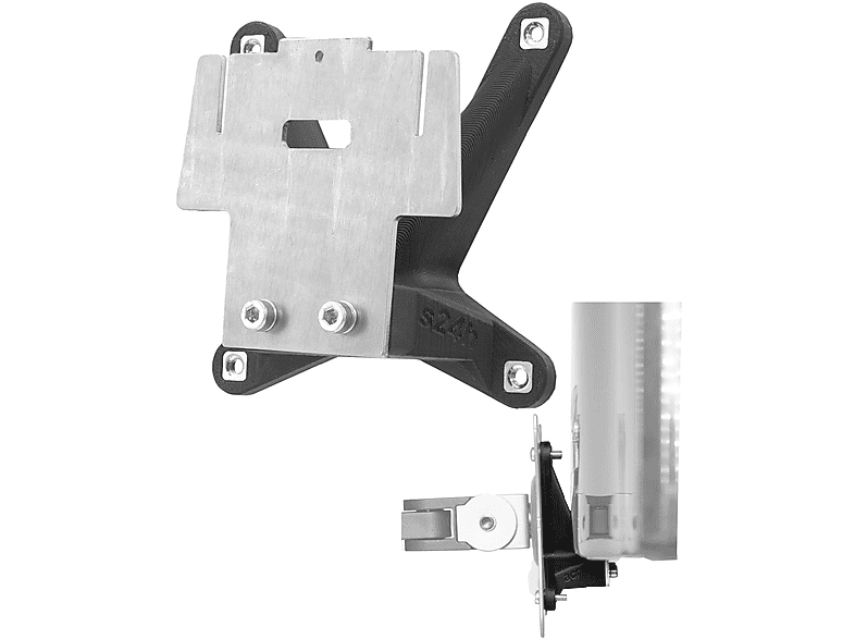 3IDEE acr-s24h VESA Adapter, Schwarz | SATURN