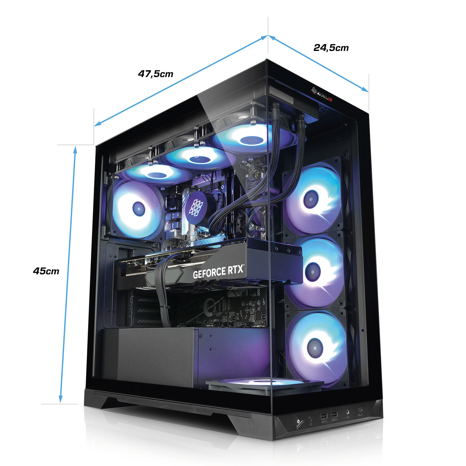 KIEBEL Invader Ultra9 Intel Core Ultra 9 285K, Gaming PC mit Intel ...