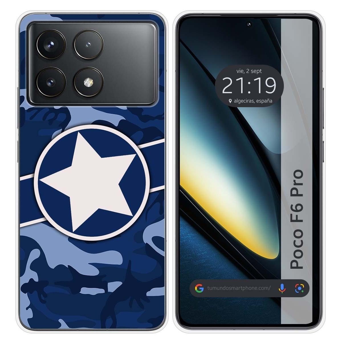 Funda móvil - TUMUNDOSMARTPHONE Poco F6 Pro 5G, Compatible con Xiaomi ...