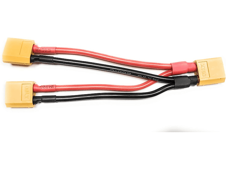 YUNIQUE GREEN-CLEAN-POWER XT60 2 Buchsen auf 1 Buchse Kabel, Gelb | MediaMarkt