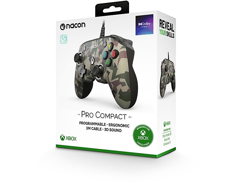 NACON Xbox Series X Pro Compact Controller (Camo) Controller Xbox ...