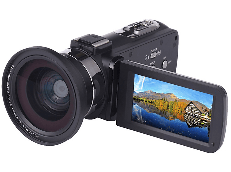 PREISKU Full-HD 1080P Videokamera mit 30MP 18X Digitalzoom 3 Zoll ...