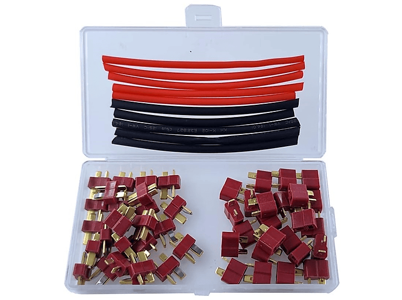 YUNIQUE GREEN-CLEAN-POWER T-Deans Rc für Akkus Stecker, Rot | MediaMarkt