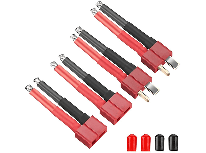 YUNIQUE GREEN-CLEAN-POWER T-Plug Stecker mit 12AWG mit PVC Kabel, Rot | MediaMarkt