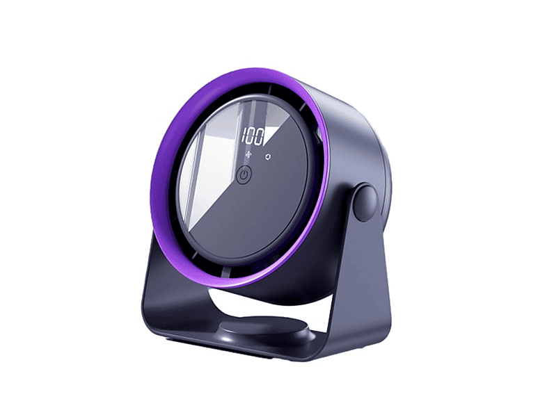 YEMASTER Multifunktionaler Tisch- und Wandventilator USB-Aufladbarer mit LED-Anzeige Ventilator ...