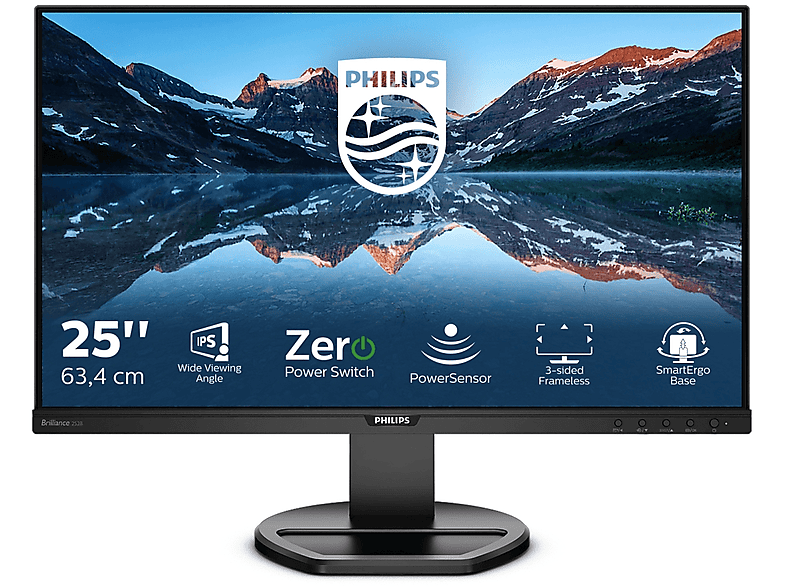 PHILIPS B Line 252B9 25 Zoll Full-HD Monitor (5 ms Reaktionszeit , 60 ...
