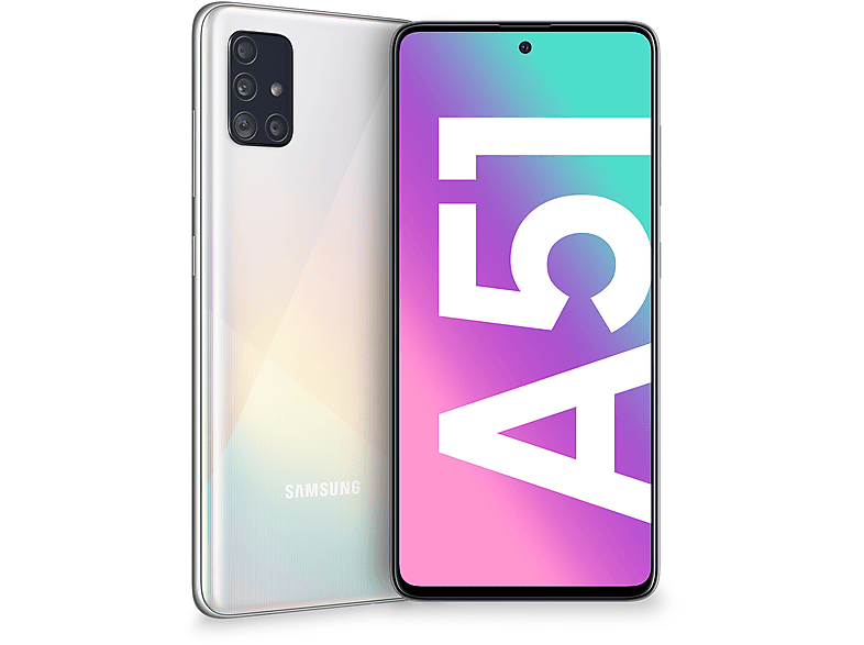 SAMSUNG Galaxy A51, Blanco, Móvil Android, 128 GB, 4 GB RAM, 6,5 ...