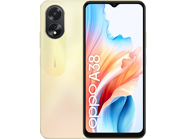 OPPO CPH2579, Glowing gold, Móvil Android, 128 GB, 4 GB RAM, 6,56 " HD+ ...