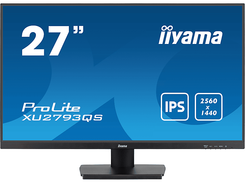 IIYAMA XU2793QS-B7 MONITOR, 27 ", UHD 4K, 2560 x 1440 Pixel | MediaWorld.it