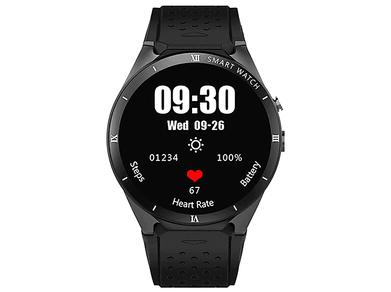 PRIXTON SW41, Smartwatch, Schwarz | SATURN