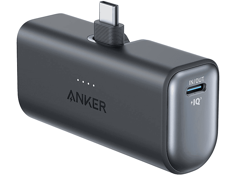 ANKER A1653H11 NANO POWER BANK 5000MAH 22.5W BLACK Powerbank 5000 mAh Black | MediaMarkt