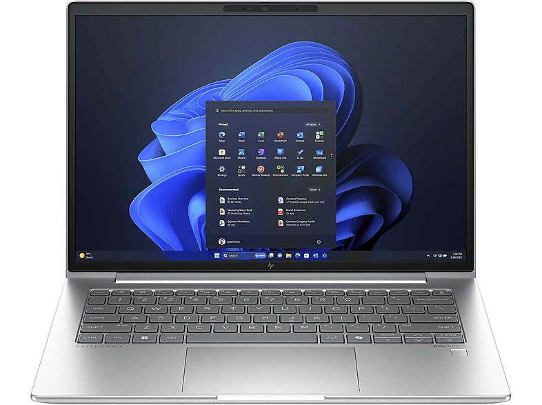 HP 9Y7J8ET#ABD, Notebook, mit 14 Zoll Display Touchscreen, Intel®,155U ...