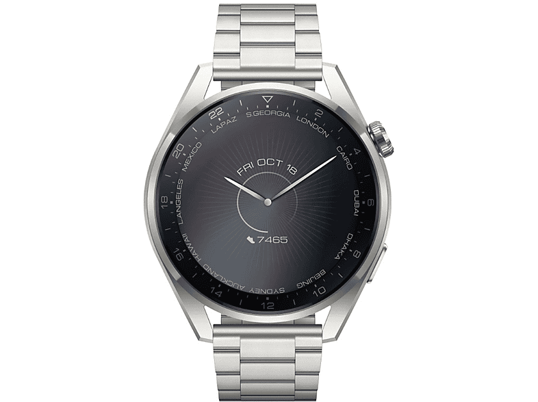 HUAWEI WATCH 3 PRO ELITE GALILEO L50E TITANIUM GRAY Smartwatch Stainless Steel 140 210 mm Titanium Gray MediaMarkt