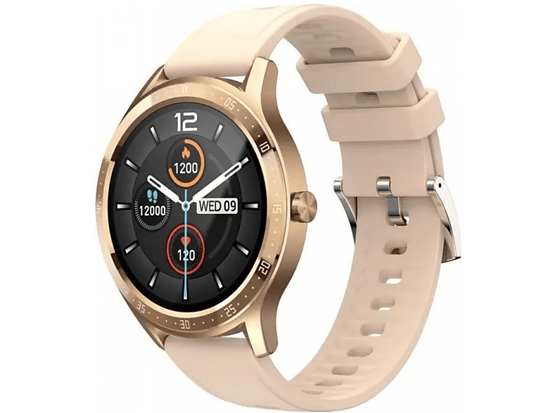 MAXCOM MaxFit Pro Smartwatch Silikon, Gold | MediaMarkt