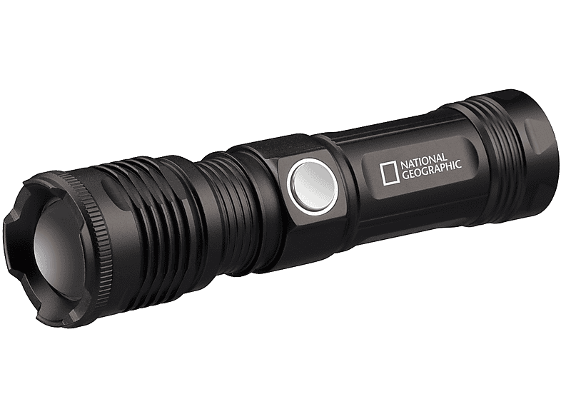 Linterna LED | LED ZOOM NATIONAL GEOGRAPHIC, Negro | MediaMarkt
