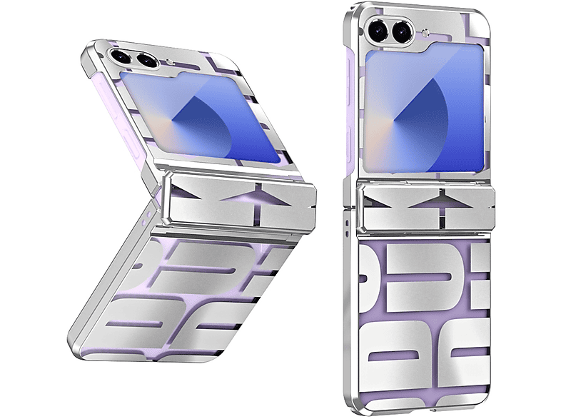 WIGENTO Design Electroplating Hülle mit Scharnier, Backcover, Samsung ...