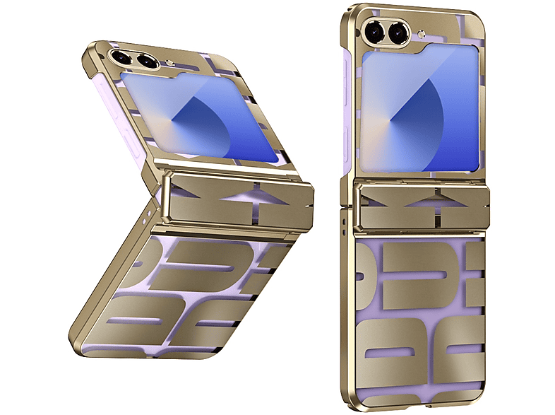 WIGENTO Design Electroplating Hülle mit Scharnier, Backcover, Samsung ...