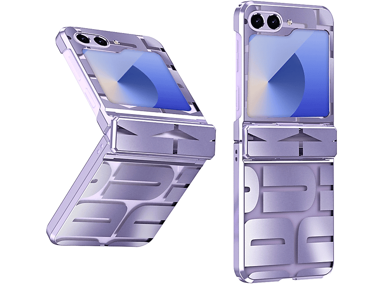 WIGENTO Design Electroplating Hülle mit Scharnier, Backcover, Samsung ...