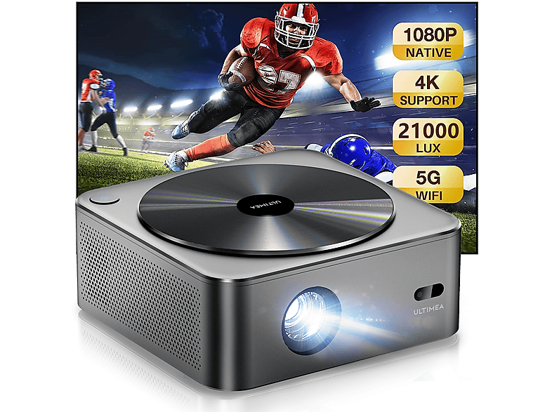 ULTIMEA Native 1080P Full HD Projektor mit Autofokus&6D Trapezkorrektur ...