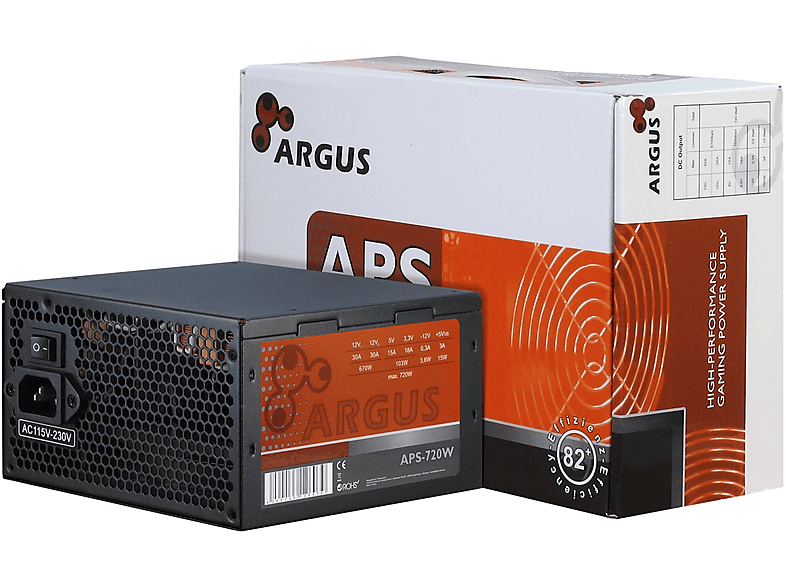 Zasilacz INTER-TECH Argus APS Czarny | sprawdź cenę i opinie w MediaMarkt