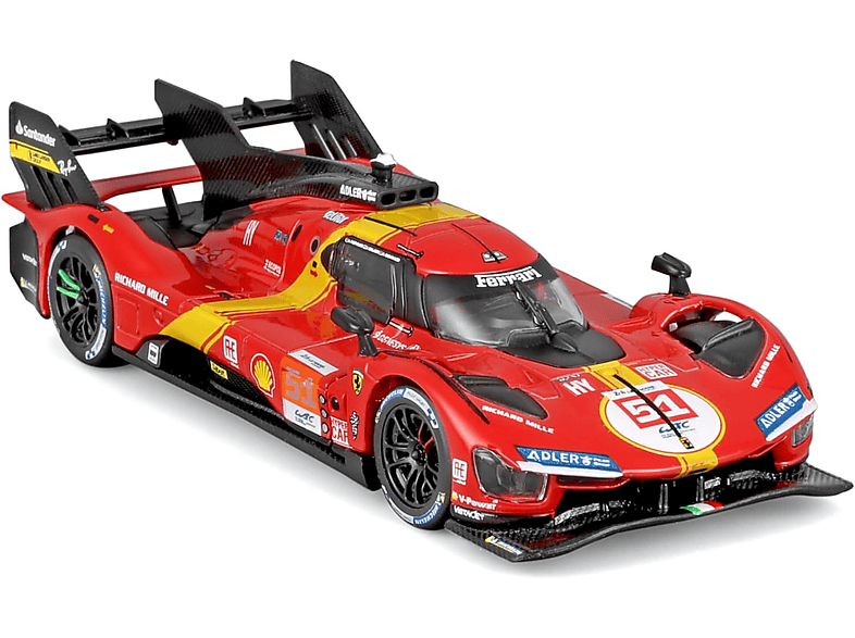 BBURAGO Modellauto Ferrari 499P LeMans '23 (1:43) Spielzeugauto | SATURN