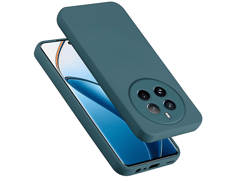 CADORABO Hülle im Liquid Silicone Case Style, Backcover, Realme, 12 Pro ...