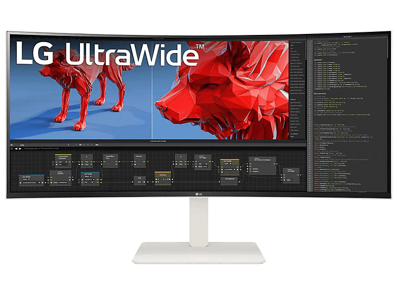 LG 38WR85QC-W MONITOR, 38 ", UHD 4K, 3840 x 1600 Pixel | MediaWorld.it