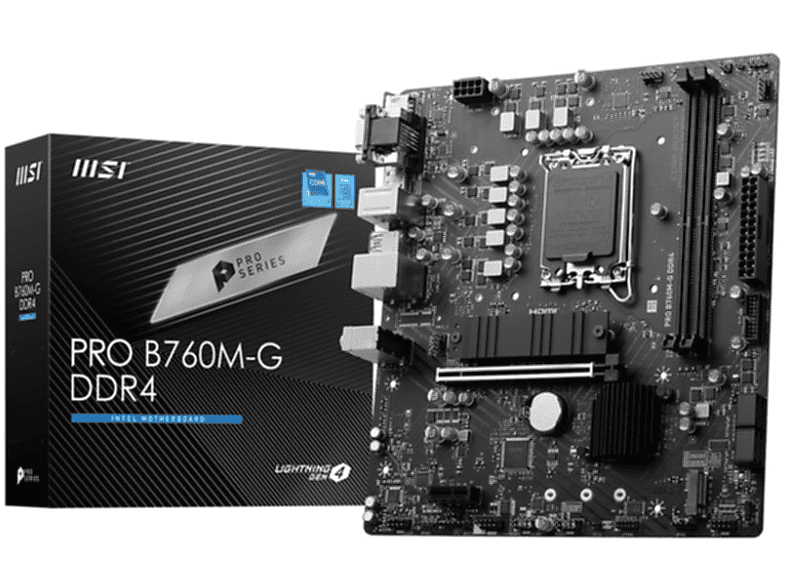 MSI PRO B760M-G DDR4 Motherboards Mehrfarbig | MediaMarkt