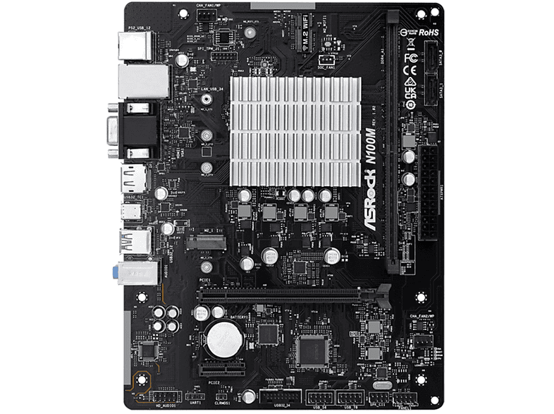 ASROCK N100M Mainboard Mehrfarbig | MediaMarkt