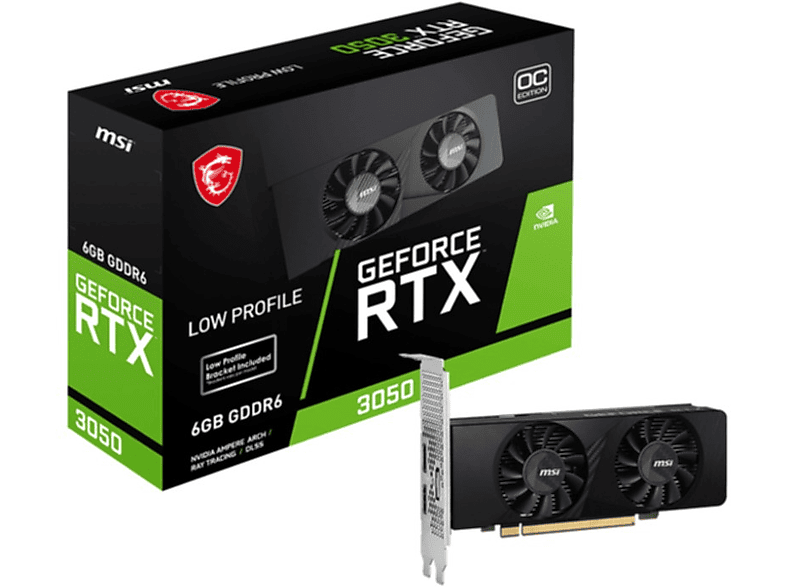 MSI GEFORCE RTX 3050 LP 6G OC (NVIDIA, Grafikkarten) | SATURN