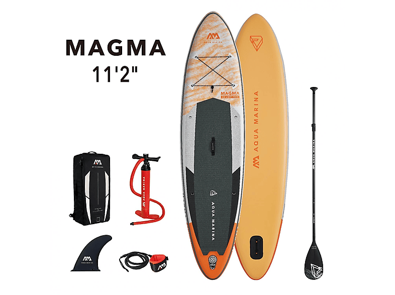 AQUA MARINA Magma Stand Up Paddle Board, orange | MediaMarkt