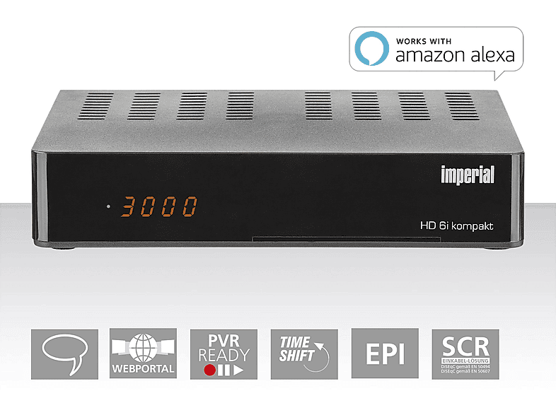IMPERIAL 77-547-00 HD 6I KOMPAKT Receiver (Schwarz) | MediaMarkt