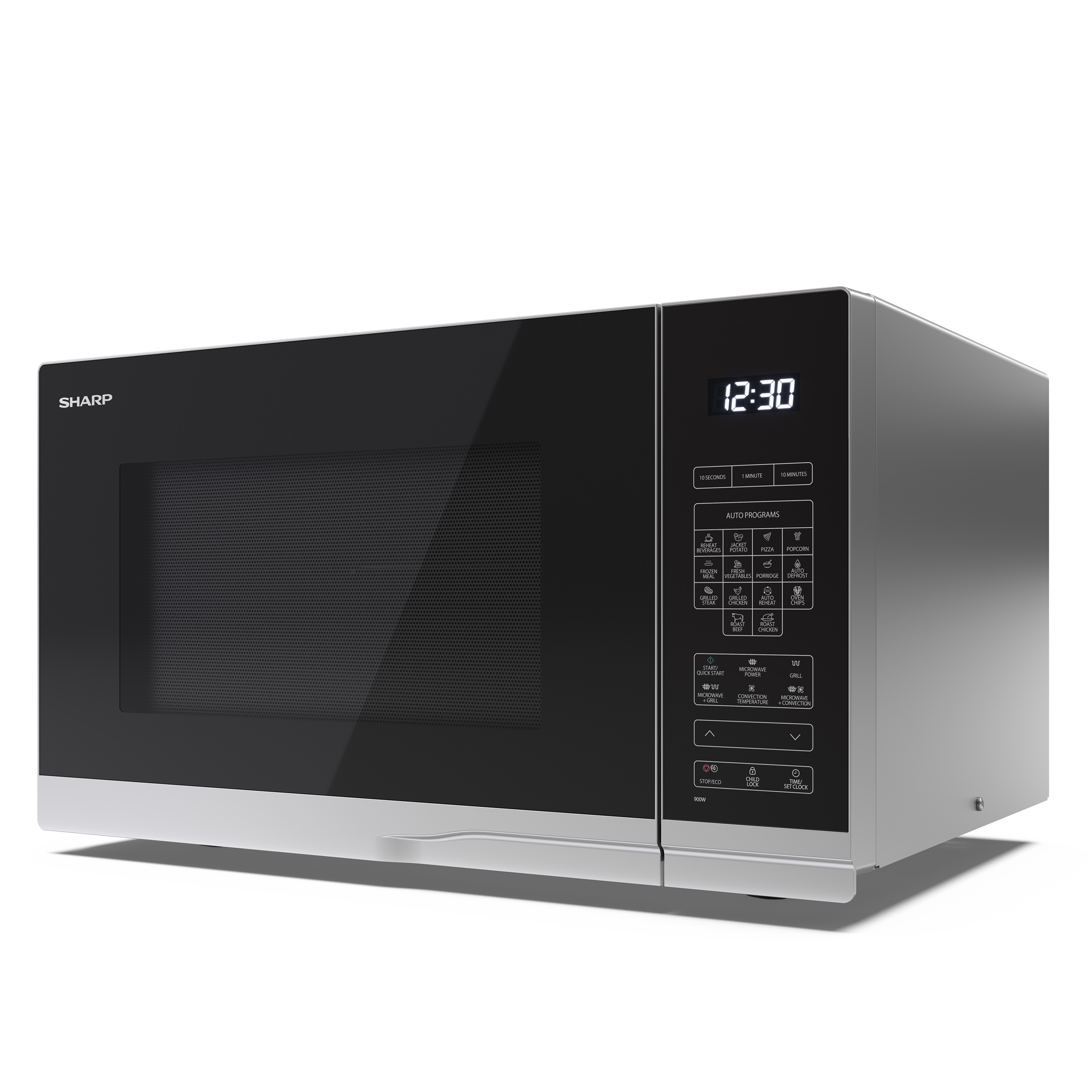 SHARP YC-PC322AE-S Combi magnetron | Vrijstaand - 1000 W - 32 l ...