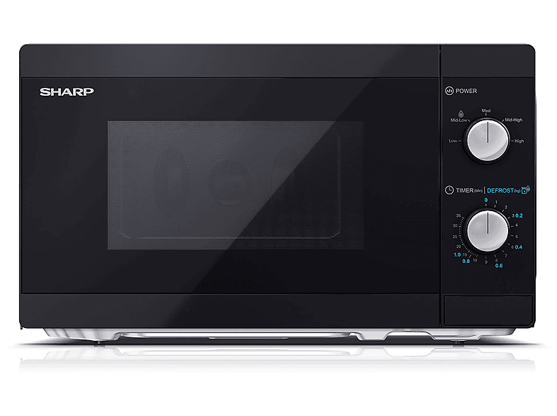 SHARP Sharp YC-MS01E-B Mikrowelle Arbeitsfläche Solo-Mikrowelle 20 l ...